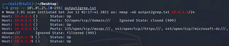 Nmap, TCPDump and Grep | Edge Thoughts